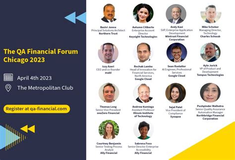 silviana giulia cristea on linkedin just one week to go to the qa financial forum chicago join