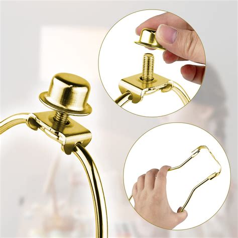 2 Pcs 10inch Lamp Shade Harp Holders Detachable Heavy