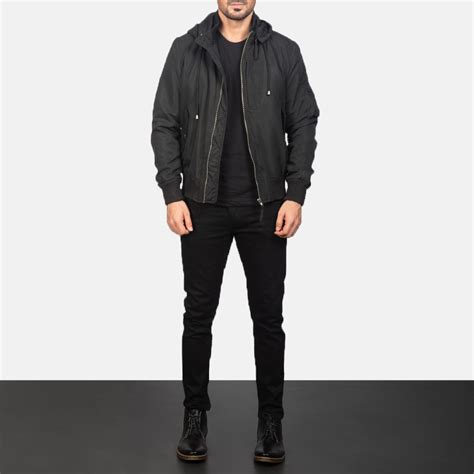 Mens Hooded Jacket Bomber At Lucy Doak Blog