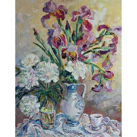 Купить картину Утренние цветы в Москве от художника Сливкова Анна