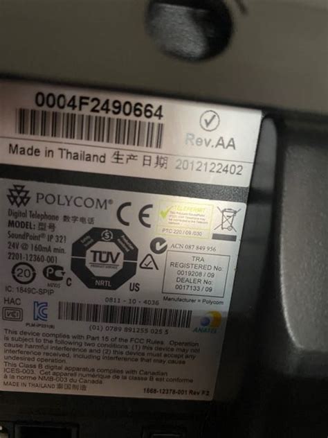 Polycom Soundpoint Ip 321