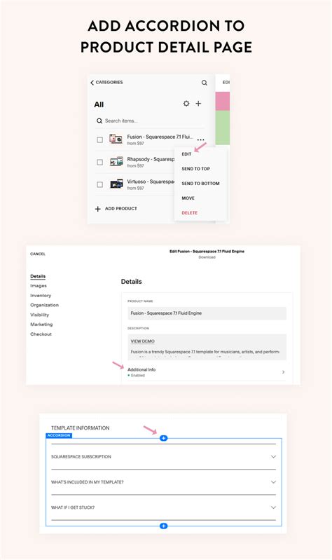 3 Ways To Design A Squarespace Accordion Block — Jessica Miller