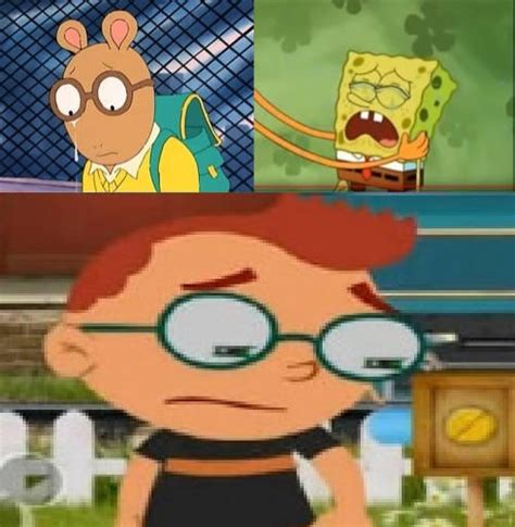 Leos Reaction To Arthur Read And Spongebob Crying By Staceycakes24 On Deviantart