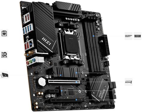 Msi Pro B M A Wifi Am Micro Atx Motherboard