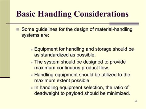 11 Material Handling PPT