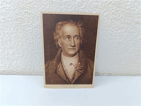 Johann Wolfgang Von Goethe Stara Razglednica 78390505