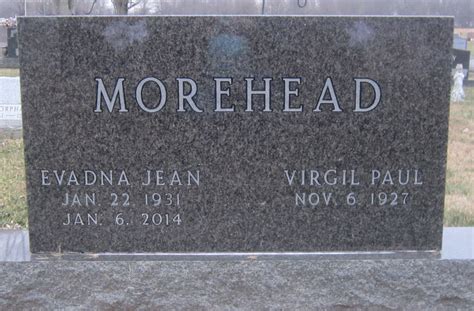 Evadna Jean Brummet Morehead 1931 2014 Find A Grave Memorial