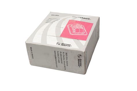 System Sensor S1215 Red Wall Mount Strobe