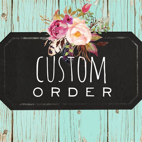 Custom Order Sign Harvest Decor Co