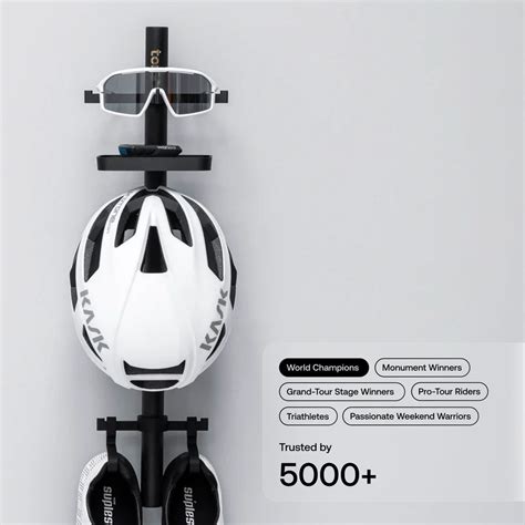 Tons Rack — Storage For Cycling Shoes Helmets And Sunglasses