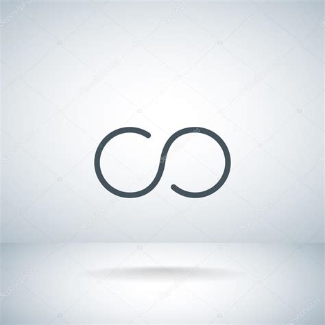 Infinity Abstract Sign Icon — Stock Vector © Mrwebicon 110237910