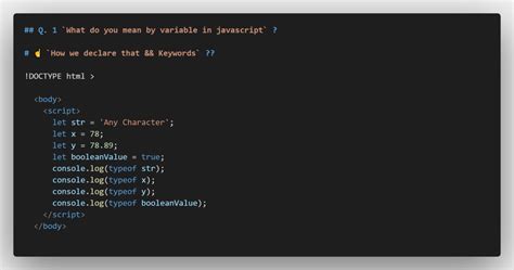 Variable In Javascript