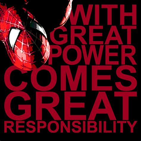 Spiderman Quotes With Great Power