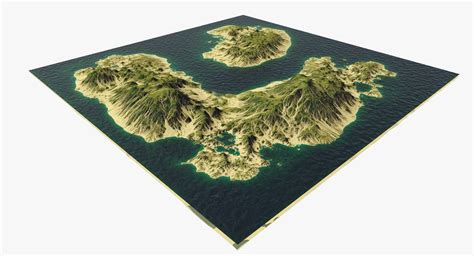 트로픽 아일랜드 황사 3d 모델 29 Max Free3d