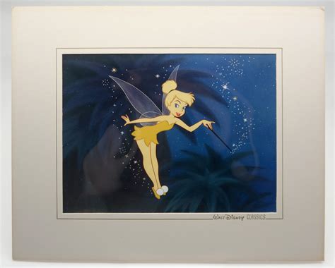 Tinker Bell Vintage Disneyland Lithographic Print Id