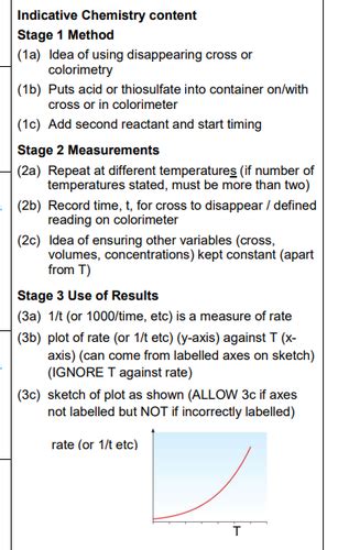 Rp 3 Effect Of Temperature On Rate Of A Reaction Flashcards Quizlet