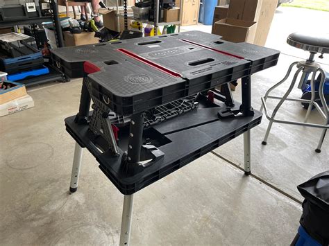 Lot Keter Work Station Foldable Table