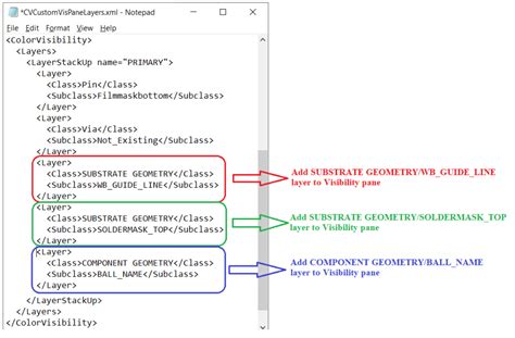 Global Saving Of Added Subclasses To Visibility Pane Allegro X Pcb