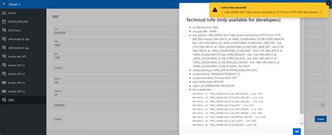 Configured Apex Rest Data Source Unable To Post Data Using It Oracle