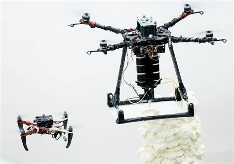 3d printing drones work like bees to build and repair structures while