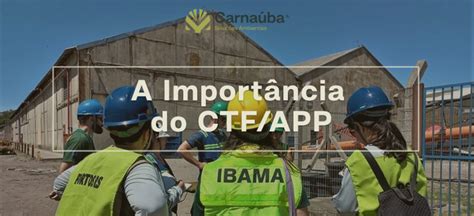 Ctf App Importância Na Conformidade Ambiental