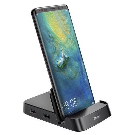 Baseus Mate USB Type C Hub Docking Station Stand For Phone