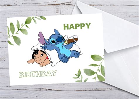 Lilo And Stitch Birthday Greeting