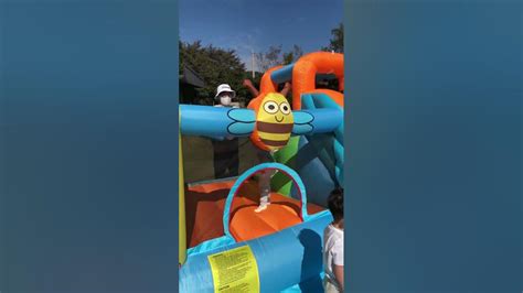 22 10 15 에어 바운스 미끄럼틀 타는 지원 1 어린이집 소풍 Youtube