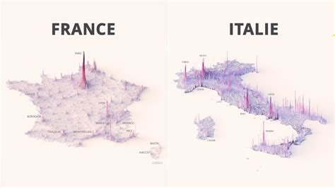 infographie de la carte 3d