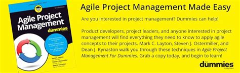 Agile Project Management For Dummies 3rd Edition For Dummies Computer Tech Uk