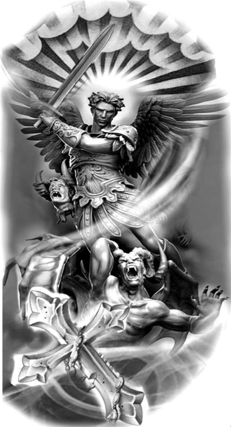 Pin By Bodyart Ink Tattoo On Religios Tattoo Angel Warrior Tattoo