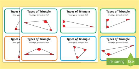 Types Of Triangle Maths Challenge Cards Twinkl