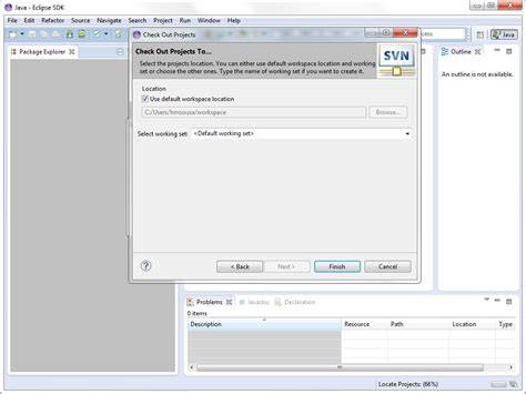 Eclipse How Do I Checkout An Android Project From An SVN Repository Stack Overflow