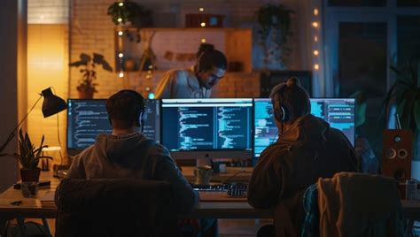 Focused Programmers Working Together On Software Development Projects