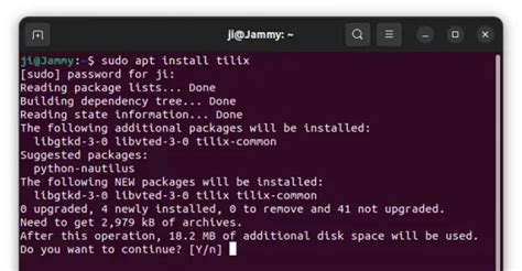 install tilix terminal emulator 1 9 5 in ubuntu 22 04 via ppa