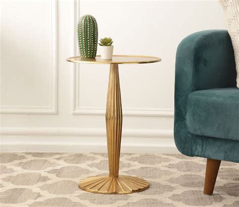 Buy Gold Side Table Online Upto 55 Off Wooden Street