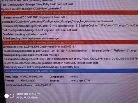 SCCM Client Installation Failure HTMD Forum