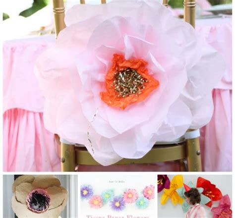 Cómo hacer flores de papel de seda espectaculares Pequeocio com