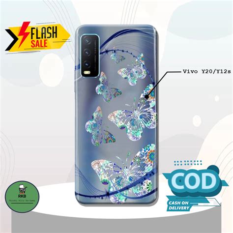 Case Vivo Y Y S Vivo Y Y S Motif Case Kupu Kupu Pelindung Belakang Ponsel