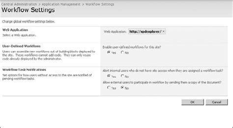 Exploring Sharepoint Workflow Settings Microsoft® Office Sharepoint