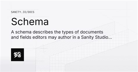 Schema Sanity Docs