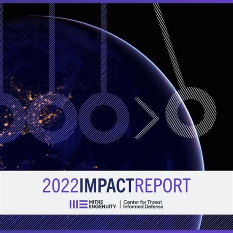 Mitre Engenuity Center For Threat Informed Defense Impact Report 2022 Pdf