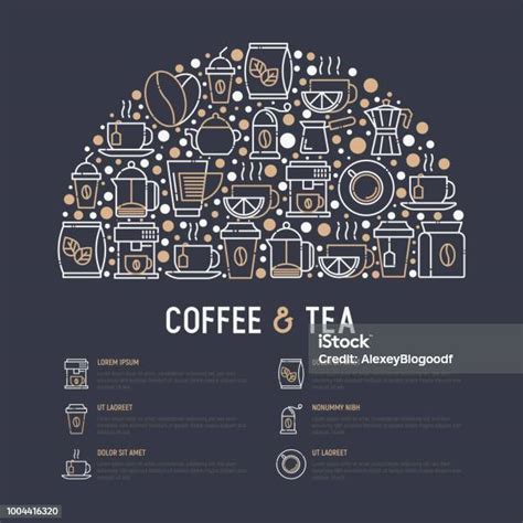 얇은 선 아이콘으로 30 원에 커피와 차 개념 종이 컵 Cezve 커피 메이커 주전자 카푸치노 컵 레몬 차 려 분쇄기 웹 페이지에 대 한 최신 벡터 일러스트입니다 가방에
