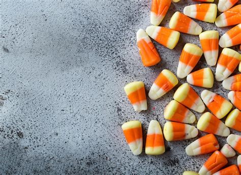 Premium Photo Candy Corn Background