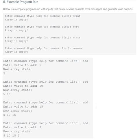 721 Program 6 Arrays And Strings 1 Introduction
