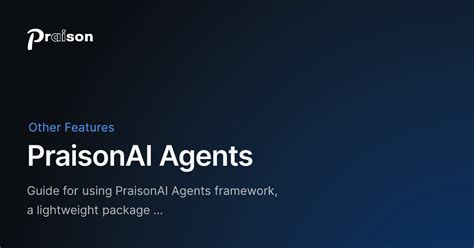 Praisonai Agents Praisonai Documentation