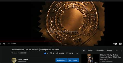 Justin Velocity Acid Ripper Live Pa Knob Twistin Mix