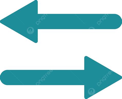 Soft Blue Flat Icon Of Horizontal Arrows Swapping Positions Vector Ways Update Refresh Png