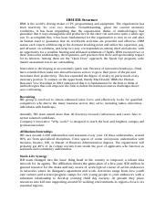 IBM HR Structure Final Docx IBM HR Structure IBM Is The World S Driving Maker Of PC
