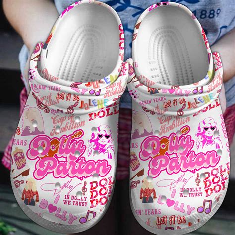 Dolly Parton Music Crocss Crocband Clogs Shoes Comfortable For Men